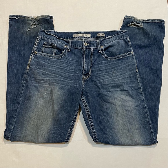 BKE | Jeans | Buckle Bke Seth 36xxl Straight Leg Denim Blue Jeans ...